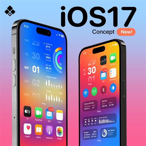 [ new update ] ios17 concept added 10 new widgets style go and get it