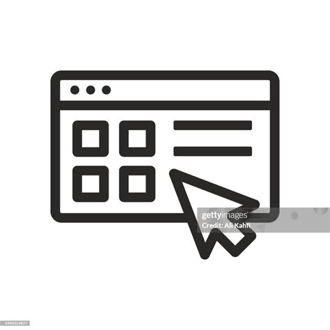 Web Browser Icon High Res Vector Graphic Getty Images