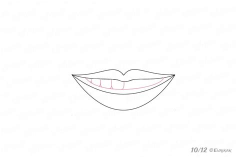 Smiling Lips Drawing At PaintingValley Explore Collection Of Smiling Lips Drawing