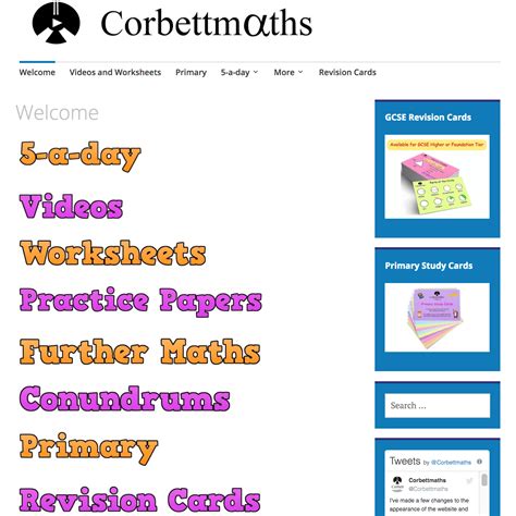 Corbettmaths Sequences Worksheet