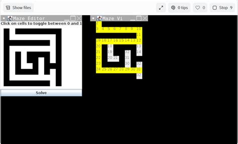 github tetraline maze solving