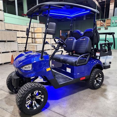 Gas Powered Golf Cart 4 Seater 200cc Renegade Fuel Edition Utility Golf
