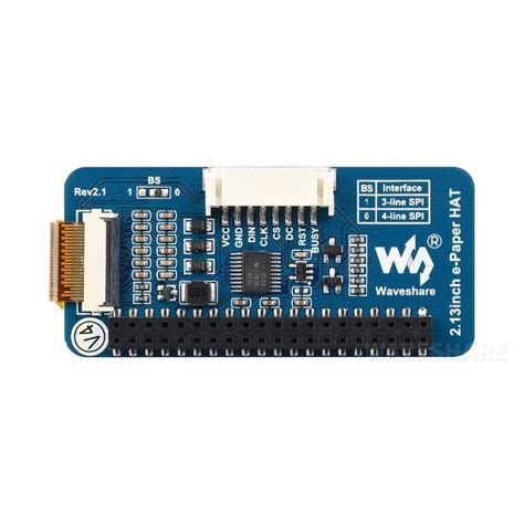 2 13inch e ink display hat for raspberry pi three color