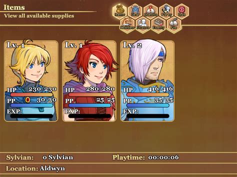 Horizontal Menu With Luna Engine RPG Maker Forums