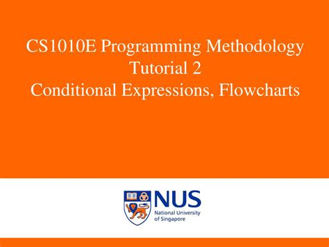 Ppt Cs1010e Programming Methodology Tutorial 2 Conditional