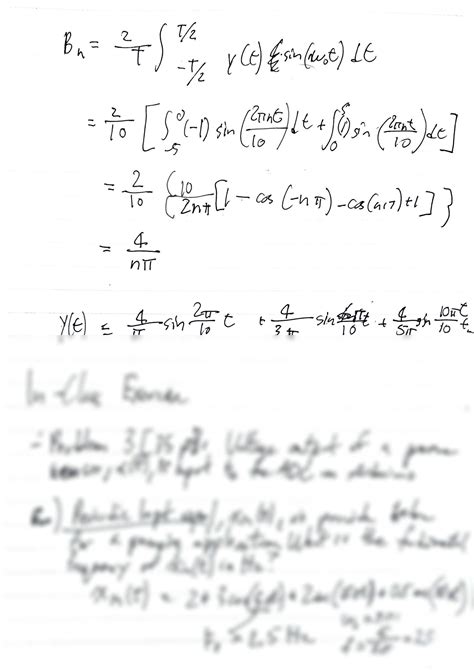 Solution Introduction To Fourier Series Fundamental Frequency Electronic Engineering Notes