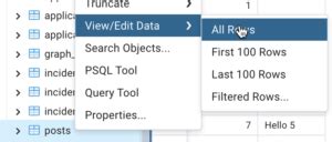 Cannot Edit Table Rows In PgAdmin 4 Pinter Computing
