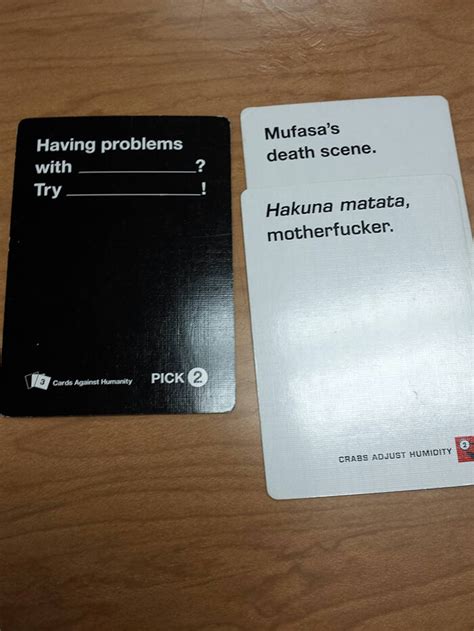 Cards Against Humanity Game Examples At Clemente Herrera Blog