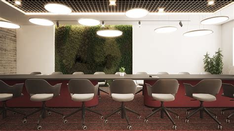 인테리어 디자인 사무실의 컴퓨터 생성 이미지입니다 회의실 건축 시각화 3d 렌더링 스톡 사진 이사회실에 대한 스톡 사진 및 기타