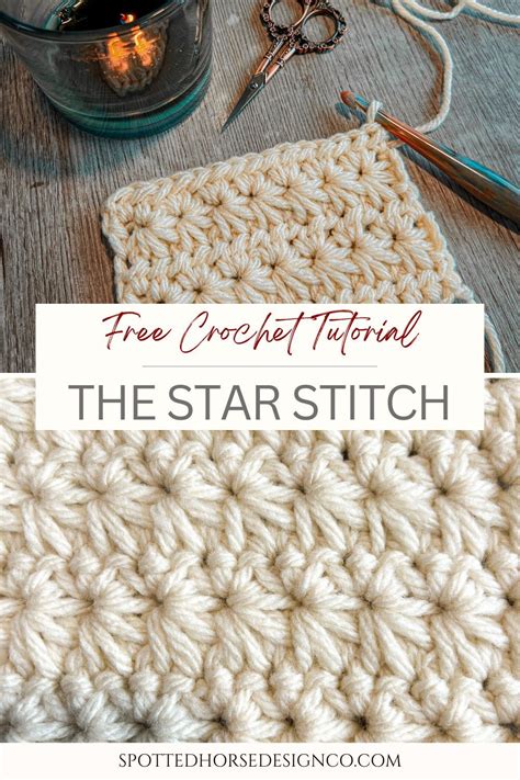 Star Crochet Stitch Tutorial Free Crochet Pattern How To Crochet