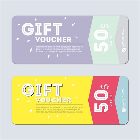 8 페이지 상품권 일러스트 벡터 Freepik에서 무료 고품질 벡터를 다운로드하세요 Freepik