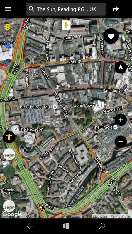Google Maps On Windows 10 Mobile Though Not Navigation