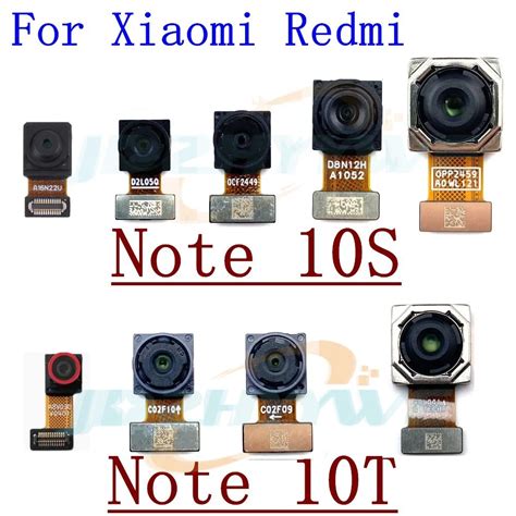 Original Rear Front Camera For Xiaomi Redmi Note 10S 10T 5G Back Selfie