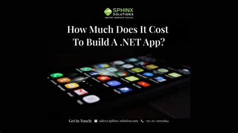 How Much Does It Cost To Build A Net App Sphinx Solution