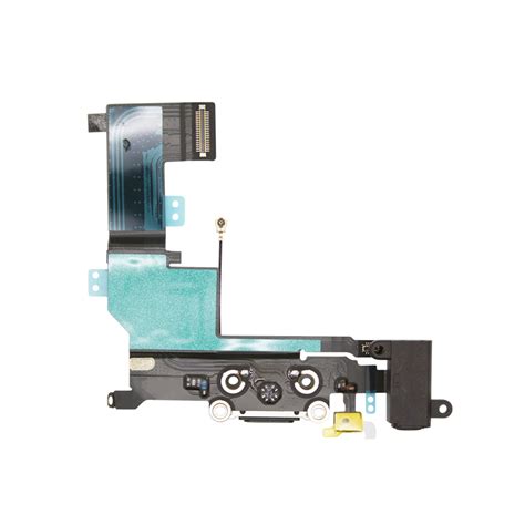 Iphone Se Charging Port Flex Black Oem New Mk Mobile