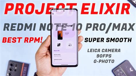 Best Rom Project Elixir 41 Official For Redmi Note 10 Promax Best In Performance And
