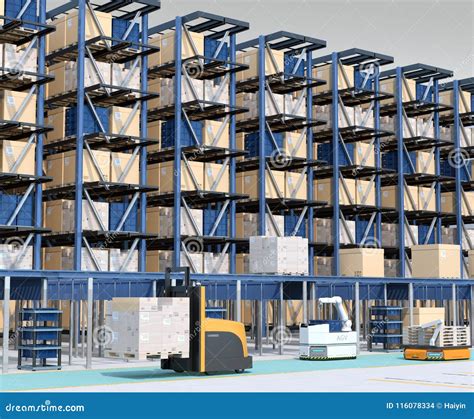 Automated Logistics Advanced Ai Transforming Smart Warehouse