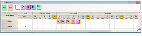 Schedules