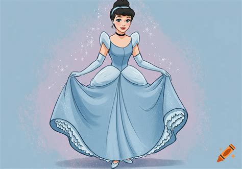 Cinderella Cries An Ocean Of Tears Flooding The Room While Kneeling In