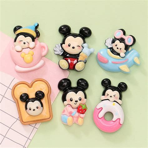 Jual Clay Micky Mous Lucu Hiasan Kerajinan Tangan Hiasan Diy Kerajinan Tangan Warna Pastel