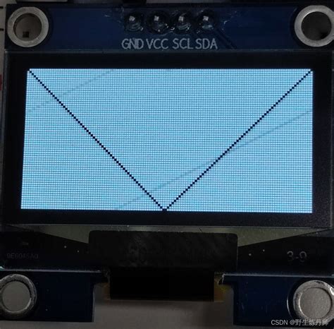 完全解决iic四引脚oled13寸的显示问题金逸晨13寸iic 4针oled驱动 Csdn博客