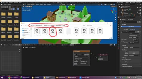 Rendering The Rendered Image Is Way Darker Than The Viewport Image Due To Scene World Not