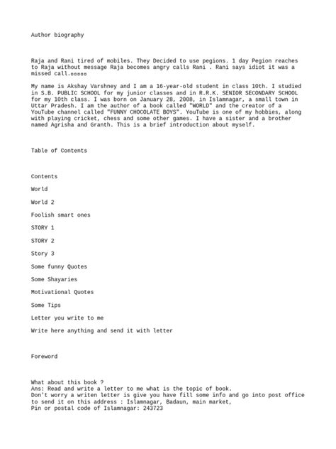 world pdf