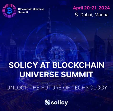 solicy on linkedin blockchainuniverse solicy dubaisummit