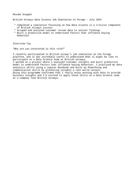 Resume Snippet Tip Pdf Career And Growth Business