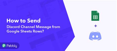 How To Send Discord Channel Message From Google Sheets Rows