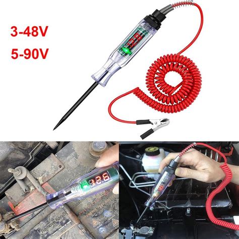 Auto Circuit Tester Truck Voltage Tester Circuit Dc 3v 48v Digital