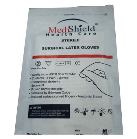 Latex Surgical Gloves Medishield At ₹ 13pair In Lucknow Id