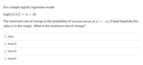 solved for a simple logistic regression model