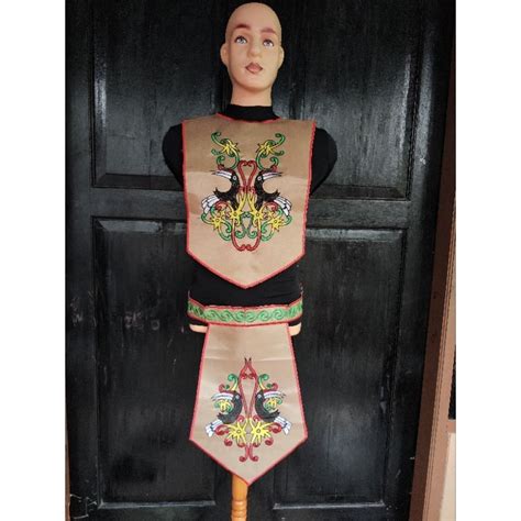 Jual Bordir Aksesoris Baju Adat Dayak Laki Laki Godeblag Shopee Indonesia