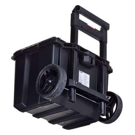 Dėžė Keter Stack N Roll Juoda Raudona Modelis 251493 žema Kaina