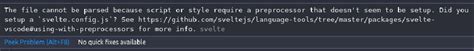 Only With Scss The File Cannot Because Script Or Style Require A