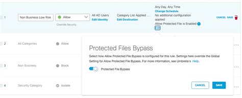 Enable Protected File Bypass In A Web Policy Rule In Umbrella Swg Cisco