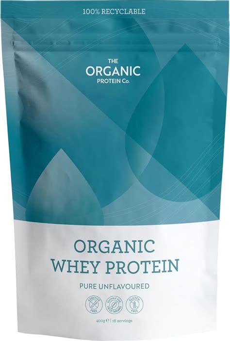 The Organic Protein Co Pure Unflavoured Organic Whey Protein Powder