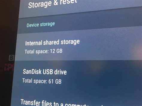 Internal Storage Full Attached Usb Stick Has Plenty Of Space How Can I Update R Shieldandroidtv