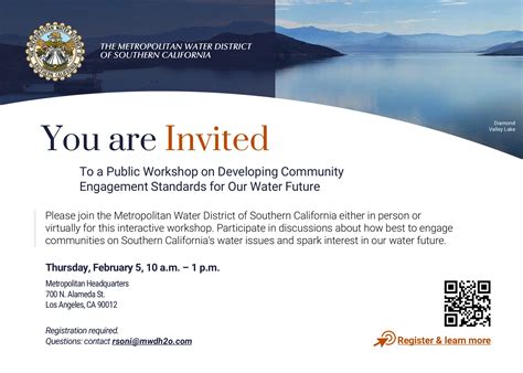 The Metropolitan Water District Of Southern California Presents Public