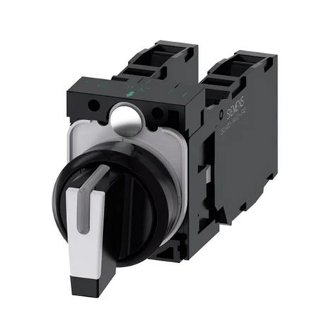 Siemens 3su1100 2bl60 1la0 Selector Switch Illuminated 3 Positions Eezee