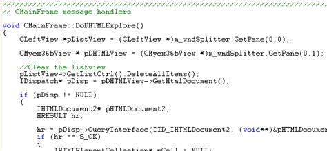 The Dynamic Html Web Programming Using Mfc Class Library And Activex