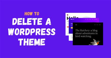How To Delete A Theme In Wordpress 3 Easy Ways Wp Manage Ninja
