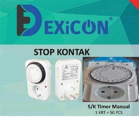 Stop Kontak Timer 24 Jam Lazada Indonesia