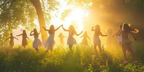 Premium Photo Group Of Girls Dancing At Park