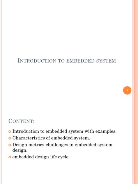 Challenges In Embedded System Design Edlc Pdf