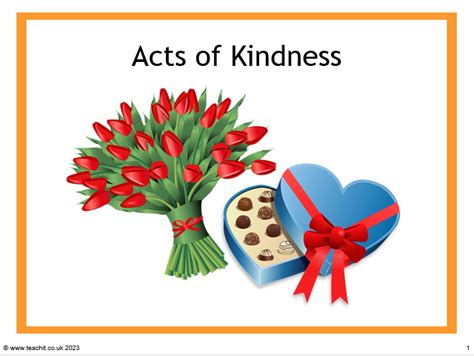 Acts Of Kindness Assembly Pshe Eyfs Ks2 Teachit