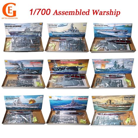 1700 Scale Uss Cvn69 Aircraft Carrier Assembly Model Kit Ww2