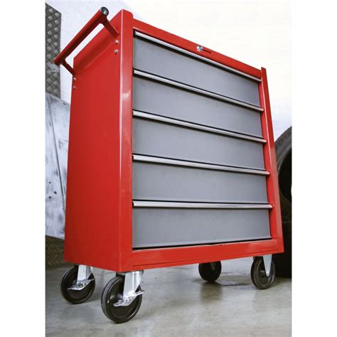 Sealey Rollcab 5 Drawer With Ball Bearing Slides Redgrey Workplace