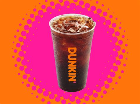 Iced Black Coffee Dunkin